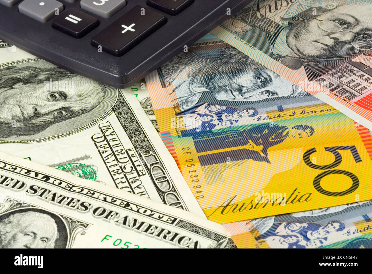 US and Australian currency pair commonly used in forex trading with ...