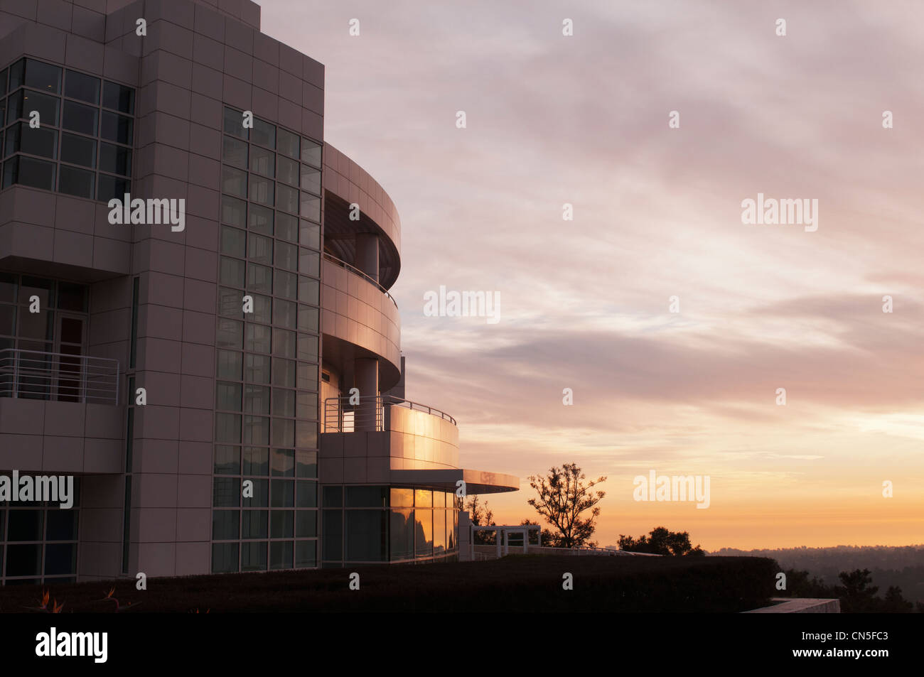 Getty center los angeles sunset hi-res stock photography and images - Alamy