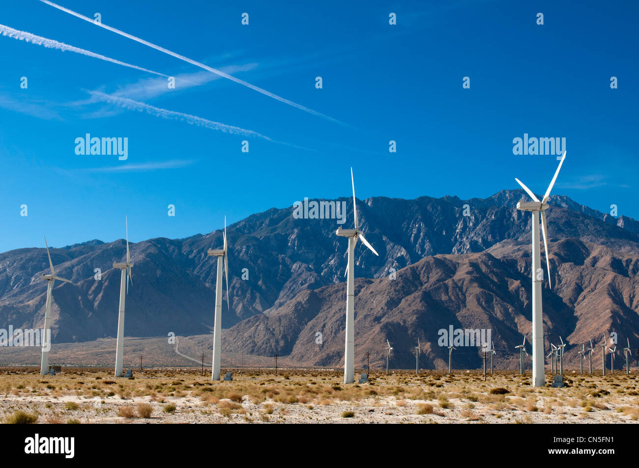 United States, California, Palm Springs, wind farm Stock Photo - Alamy