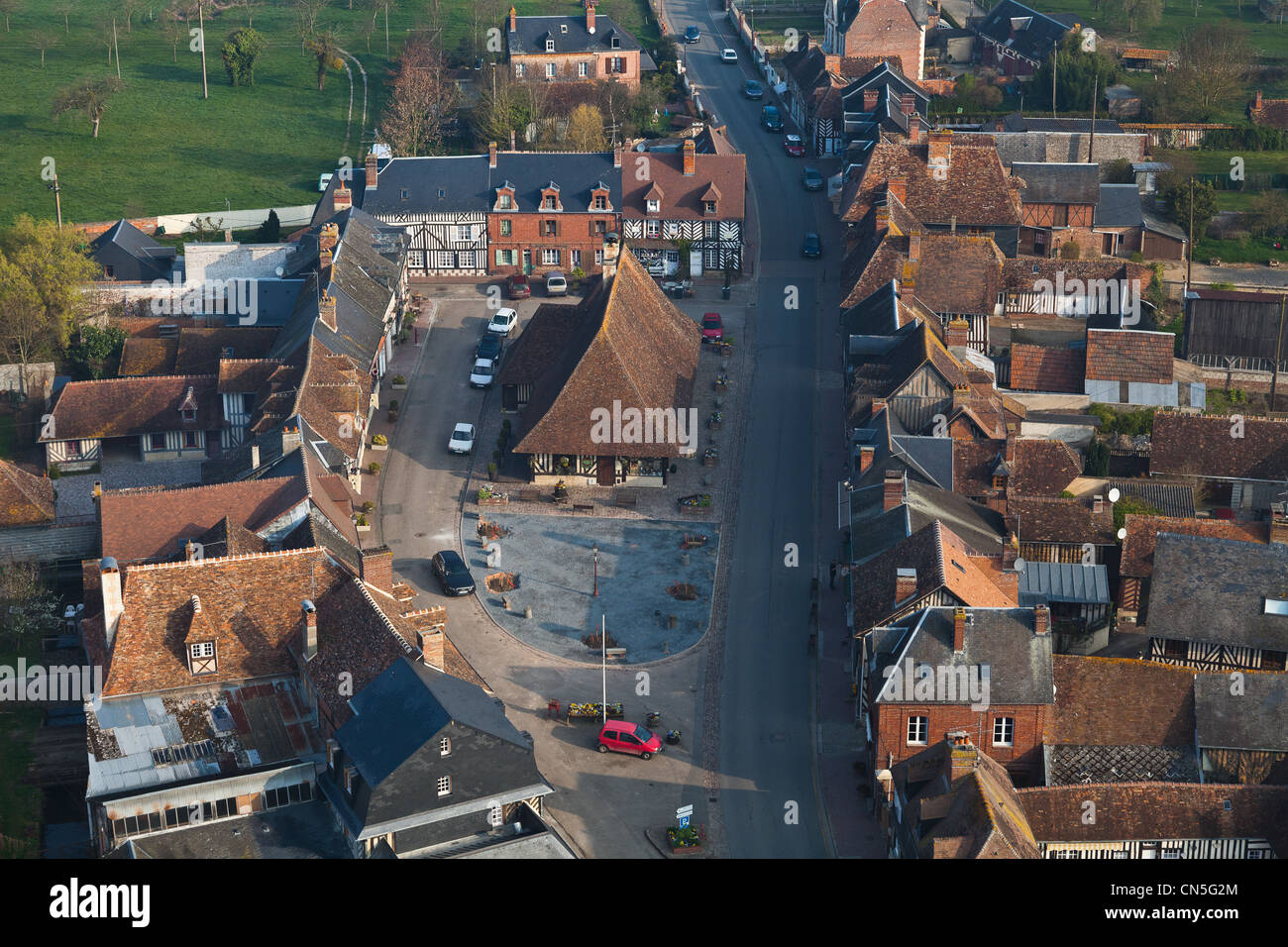 France, Calvados, Beuvron en Auge, labeled Les Plus Beaux Villages de ...