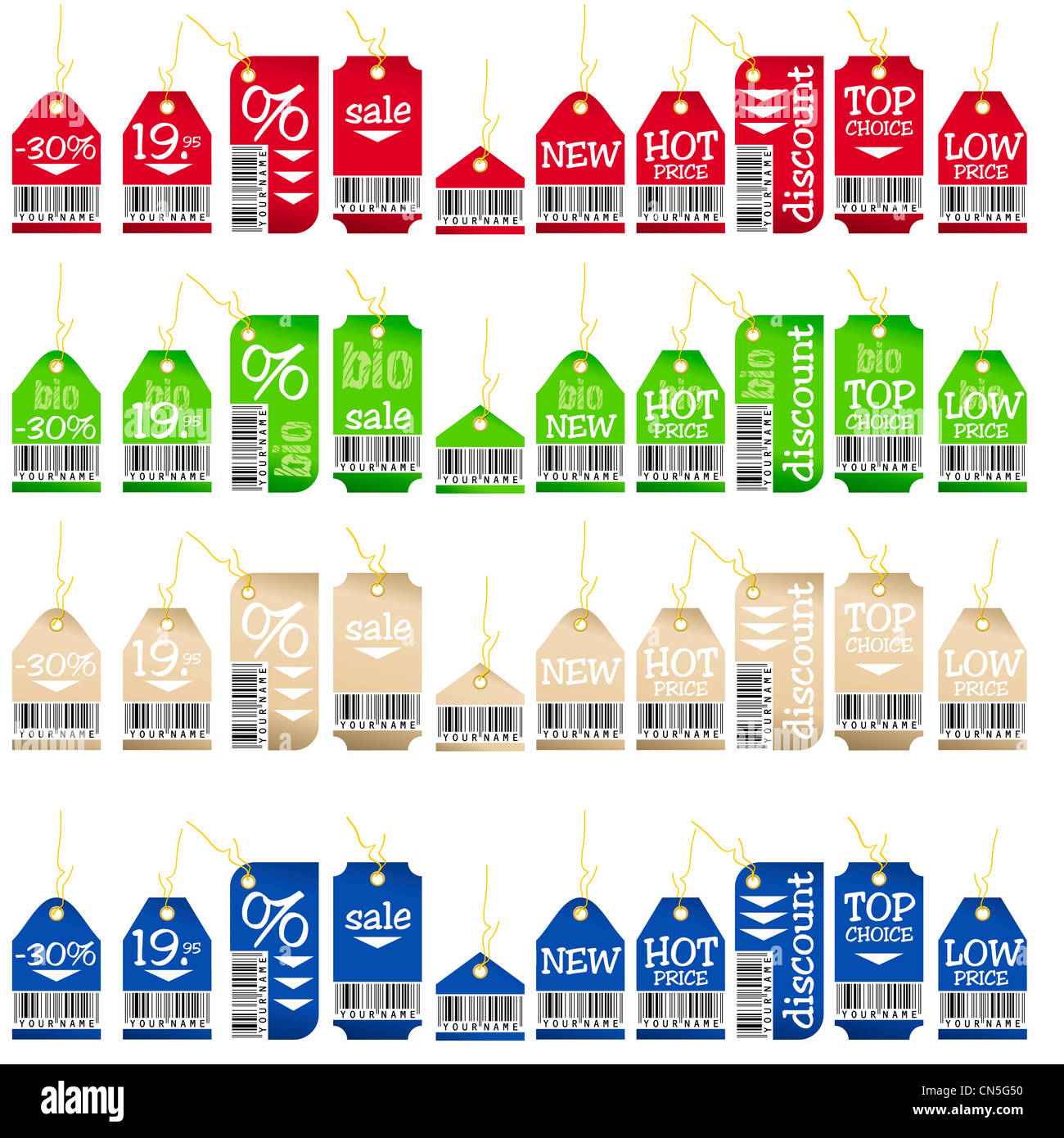 Discount Labels Set Stock Photo - Alamy