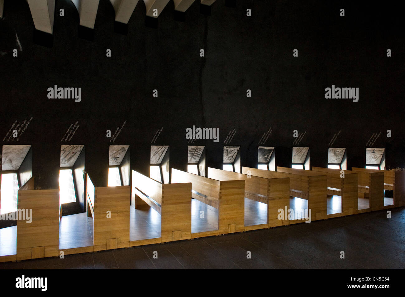 Santa Maria degli Angeli church, Mario Botta, Alpe Foppa, Monte Tamaro ...