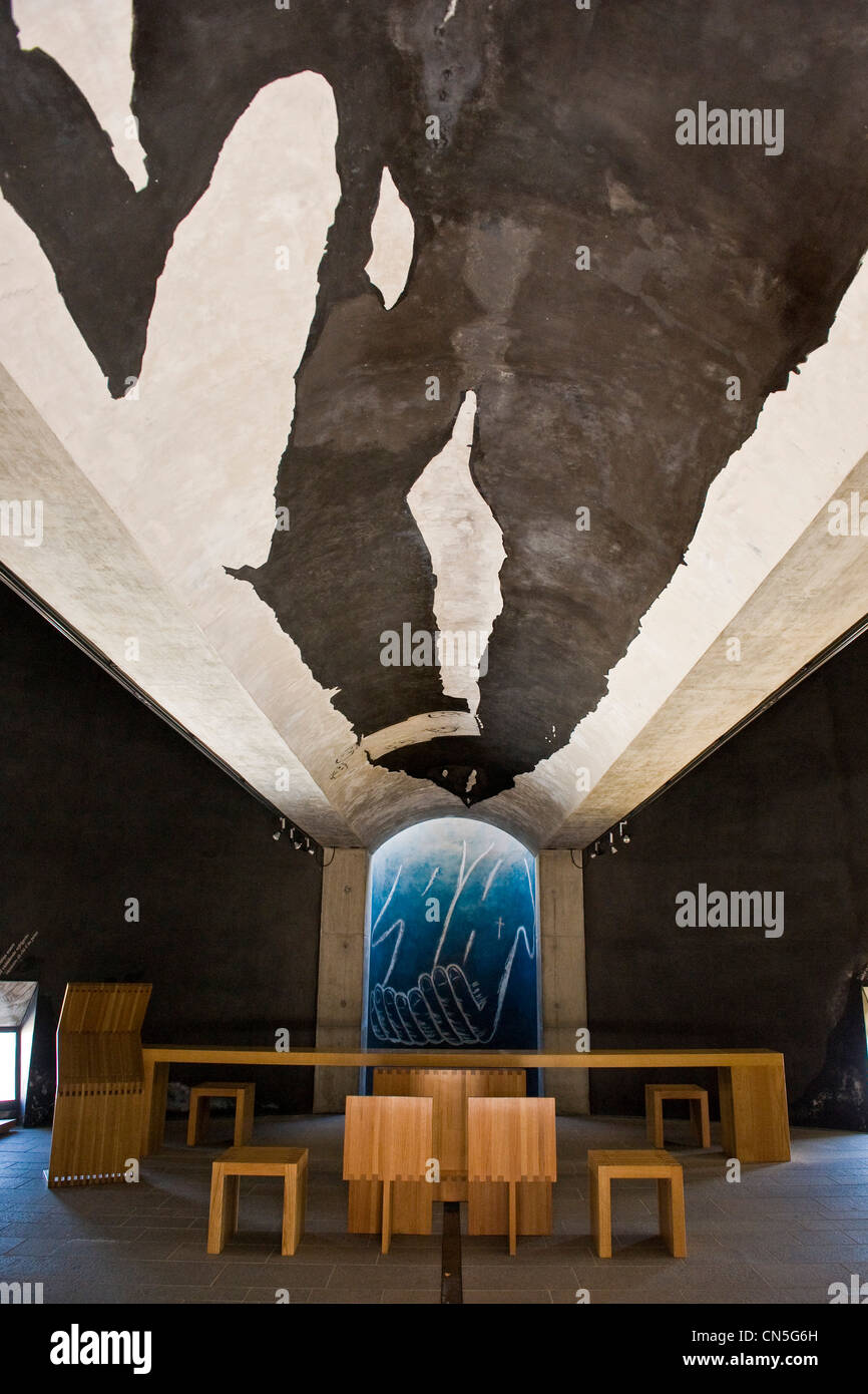 Santa Maria degli Angeli church, Mario Botta, Alpe Foppa, Monte Tamaro ...