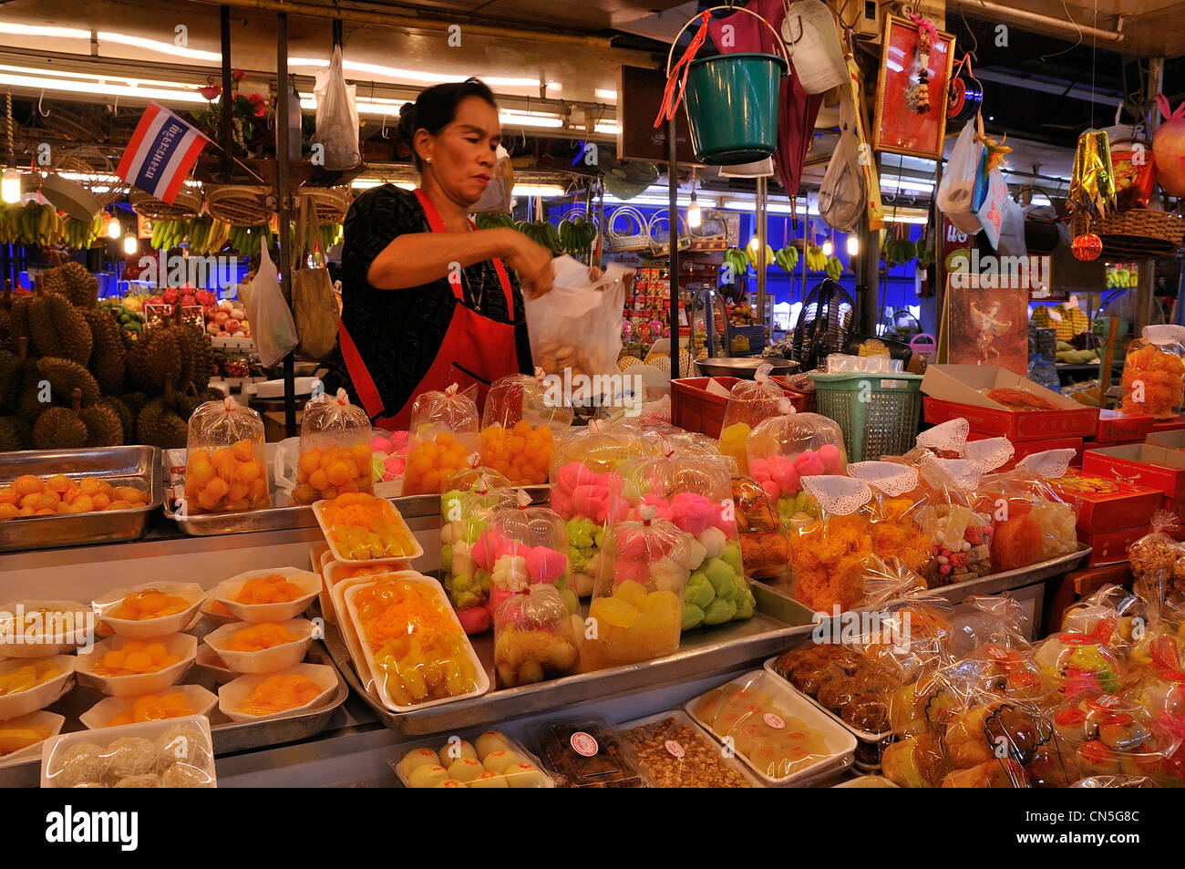 Thailand, Bangkok, stand of desserts at market Stock Photo - Alamy
