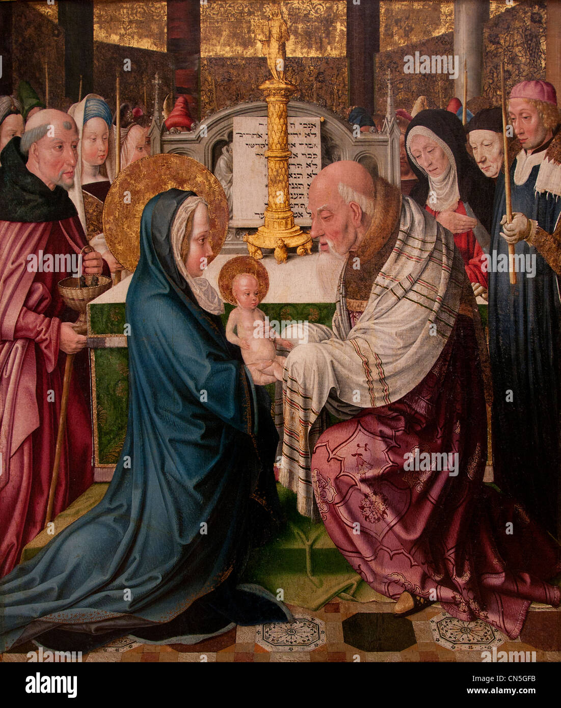 The Presentation of Jesus in the Temple by MASTER OF ST SÉVERIN Active ...