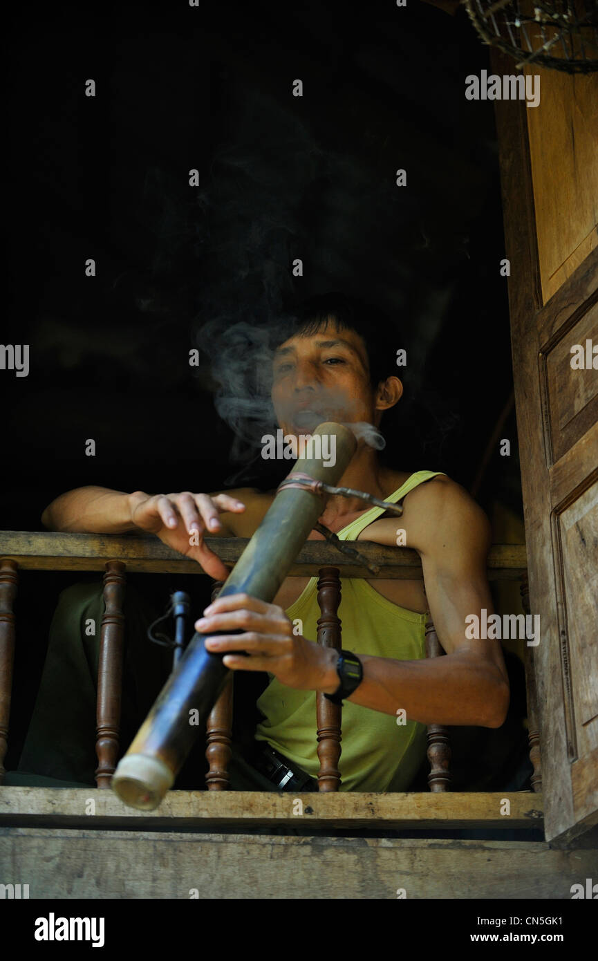 Vietnam, Ninh Binh Province, Cuc Phuong National Park, Ban Ko Muong ...