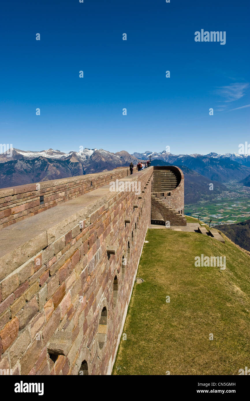Santa Maria degli Angeli church, Mario Botta, Alpe Foppa, Monte Tamaro ...