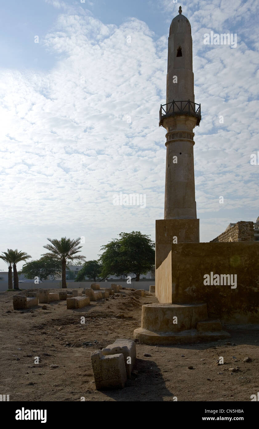 Bahrain, Manama, the ancient Al Khamis mosque, VIII century Stock Photo ...