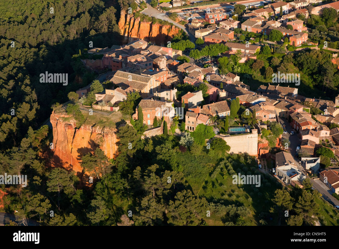 France, Vaucluse, Luberon Natural Regional Park, Roussillon, labelled ...