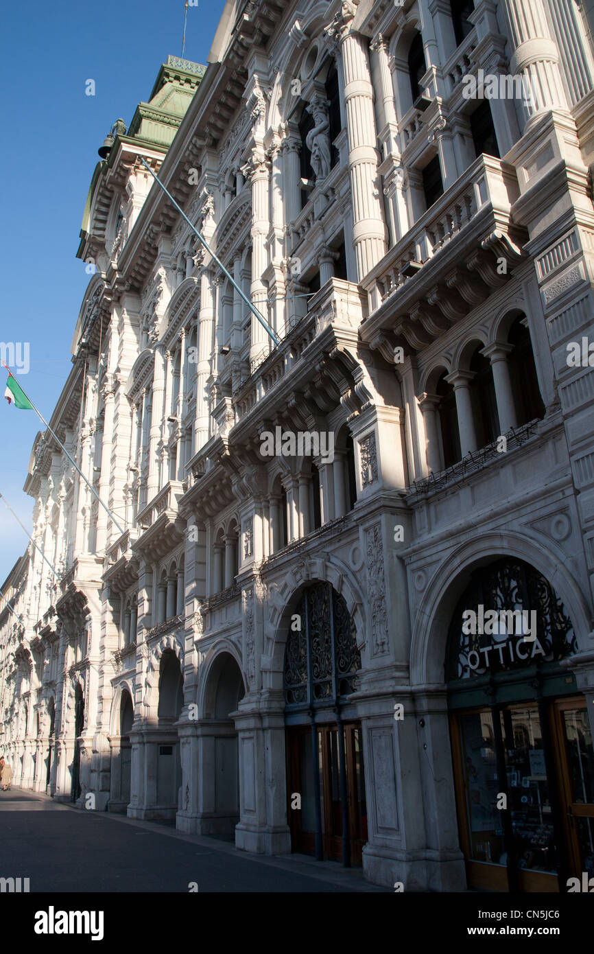 Municipal building on the Piazza Unità d'Italia, Trieste Italy Stock ...