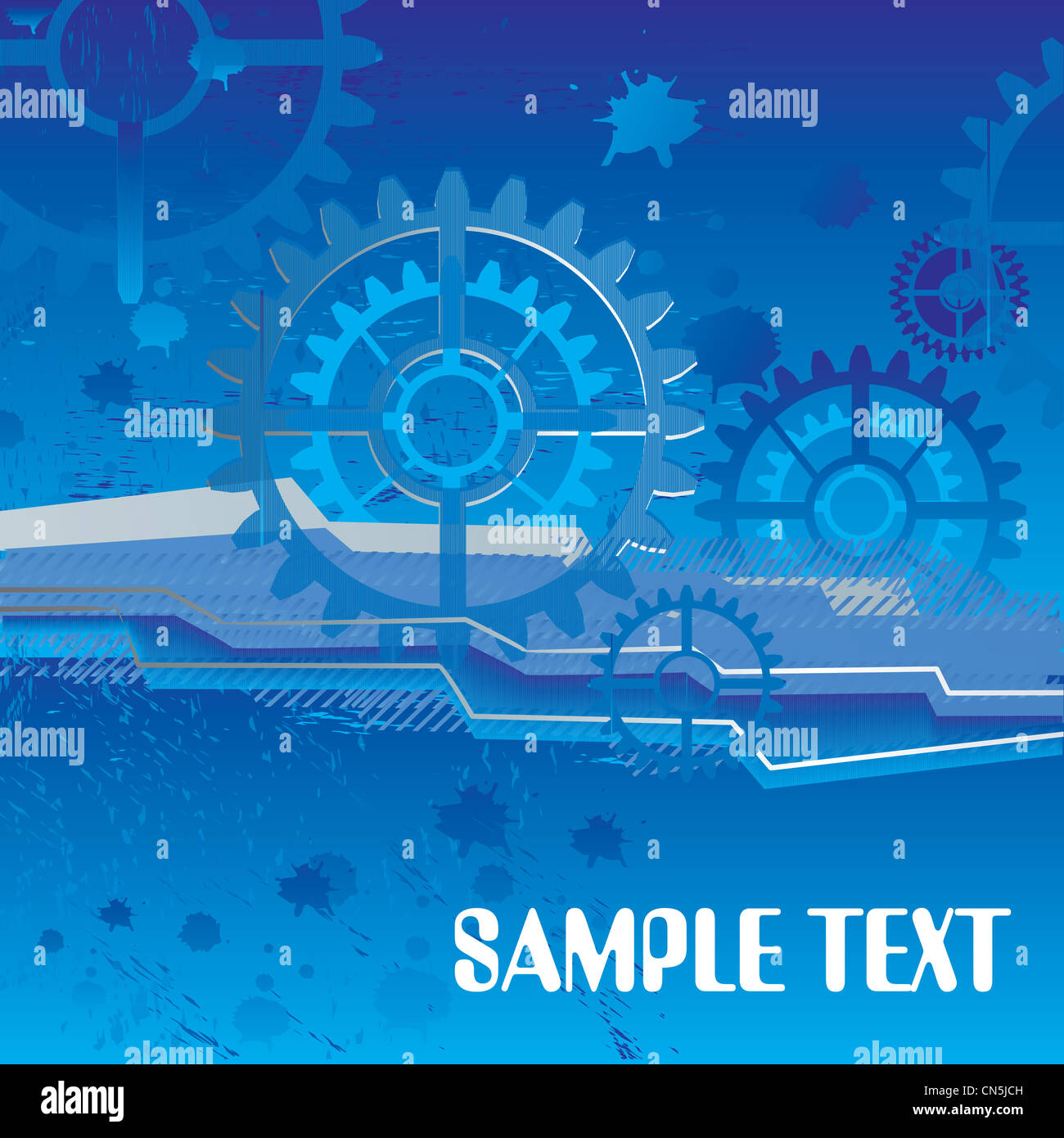 large industrial gears set futuristic background with copy space ...