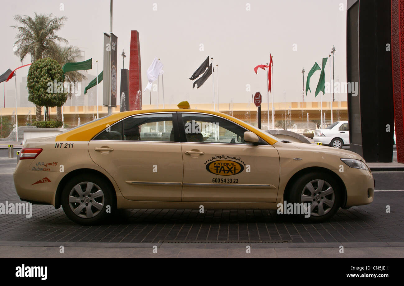 Taxi in Dubai, United Arab Emirates, UAE Toyota Camry Stock Photo - Alamy