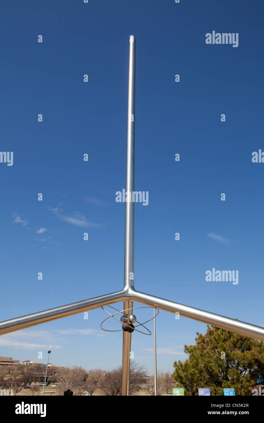 Helium monument sundial, Amarillo, Texas Stock Photo - Alamy