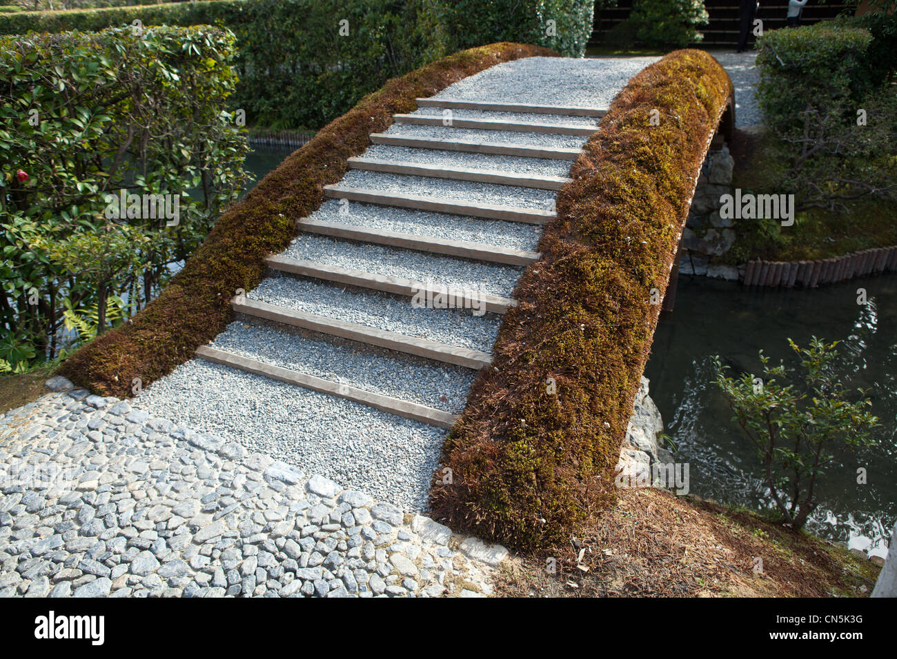 Earthen Bridge at Katsura Rikyu Imperial Villa, Kyoto Stock Photo - Alamy