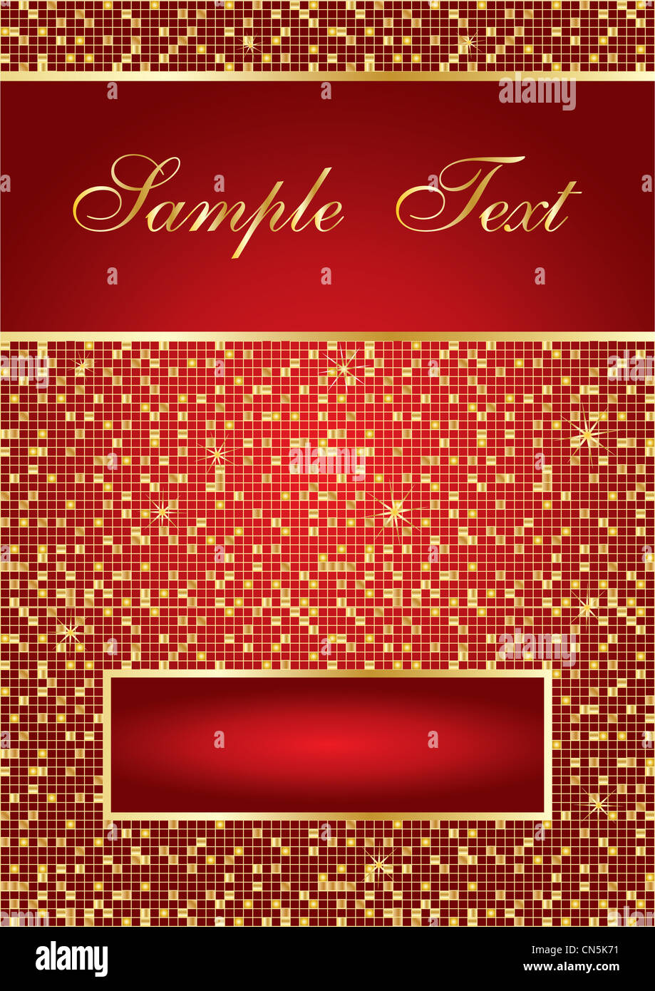 Red abstract background with space for your text, vector illustration ...