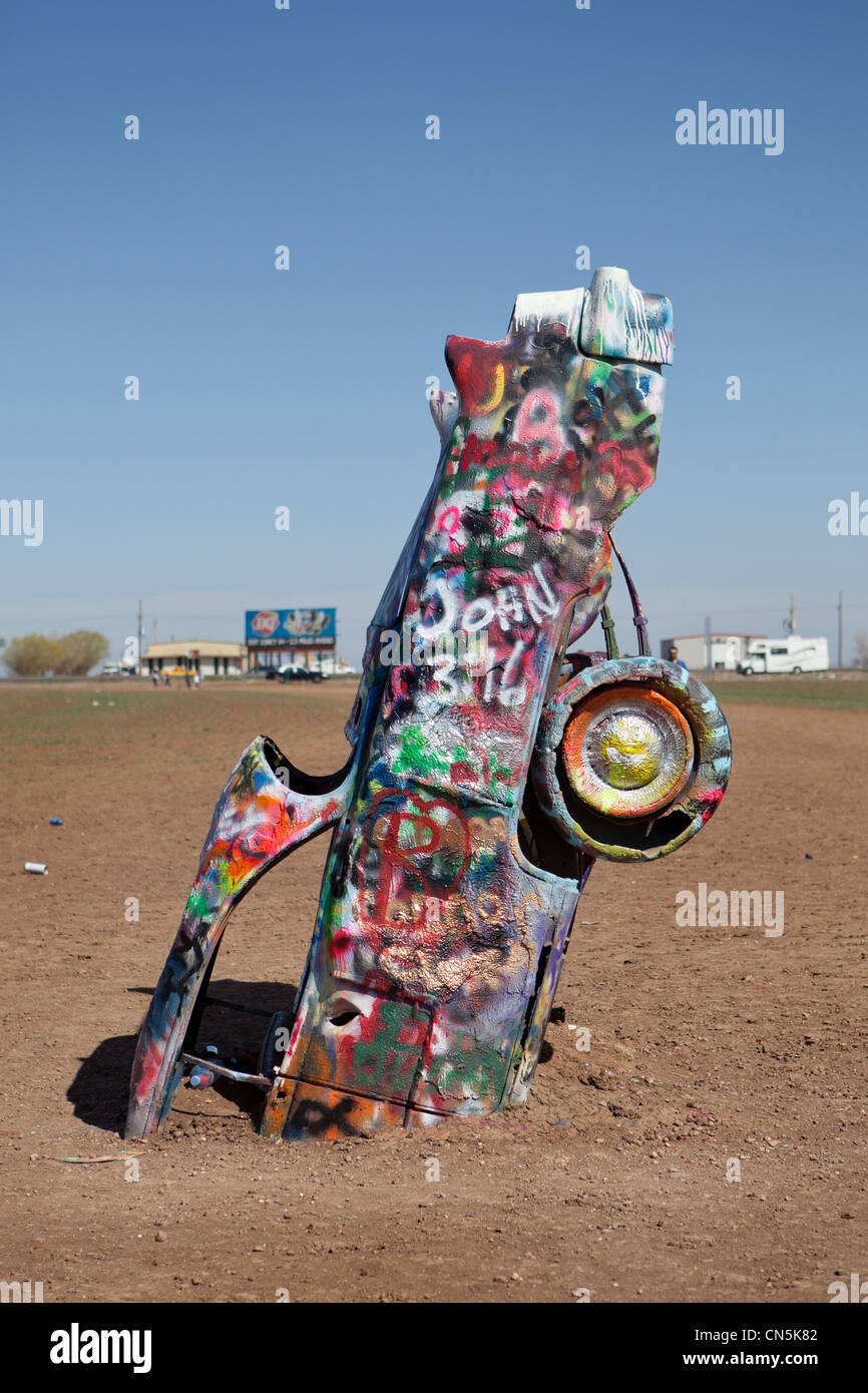 Cadillac Ranch, Amarillo, Texas Stock Photo - Alamy