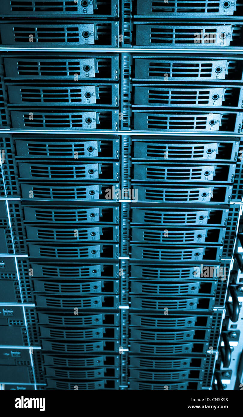 Data center with hard drives Stock Photo - Alamy