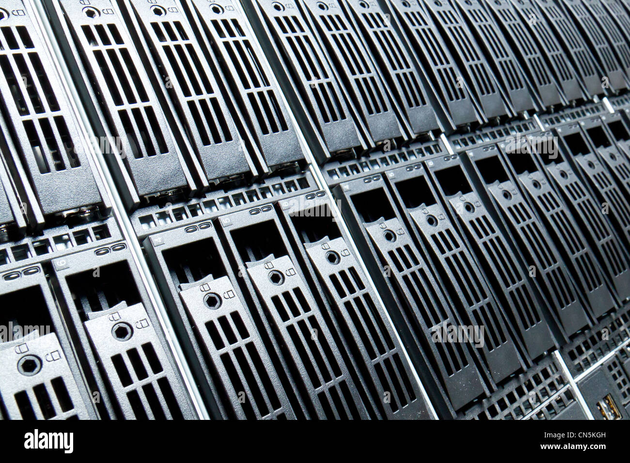 Data center with hard drives Stock Photo - Alamy