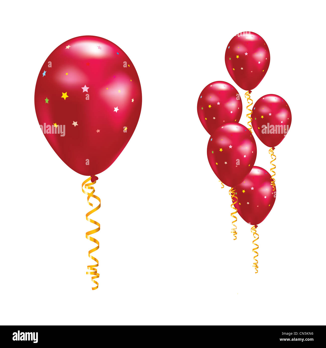 Balloon border Cut Out Stock Images & Pictures - Alamy
