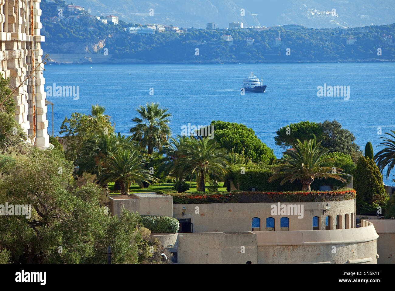 Principality of Monaco, Monaco, gardens to the oceanographic museum ...