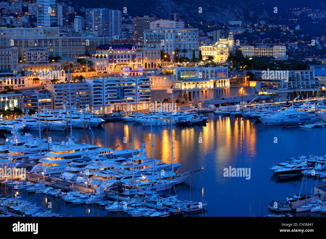 Port hercule night hi-res stock photography and images - Alamy
