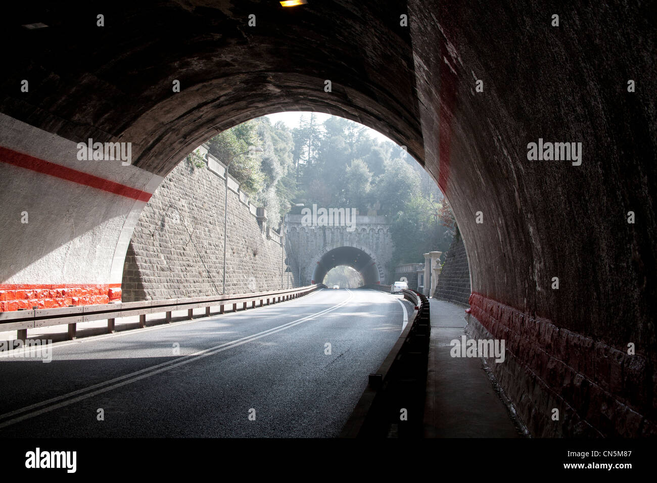 Italian road tunnel hi-res stock photography and images - Alamy