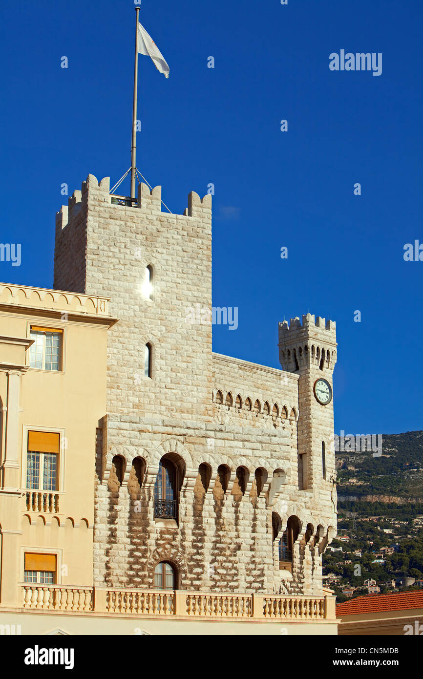 Principality of Monaco, Monaco, Place du Palais (Palace square), royal ...