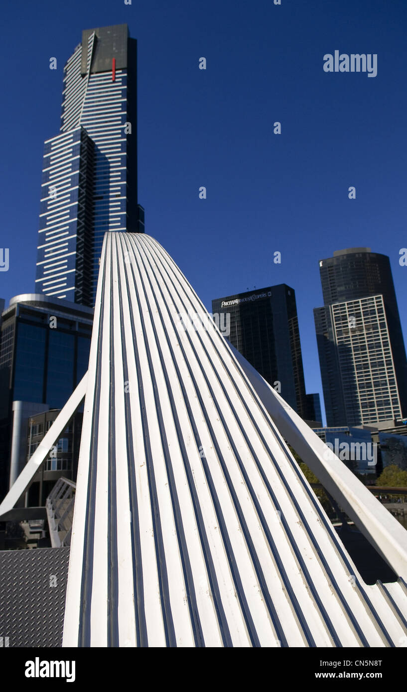 Foot bridge melbourne hi-res stock photography and images - Alamy