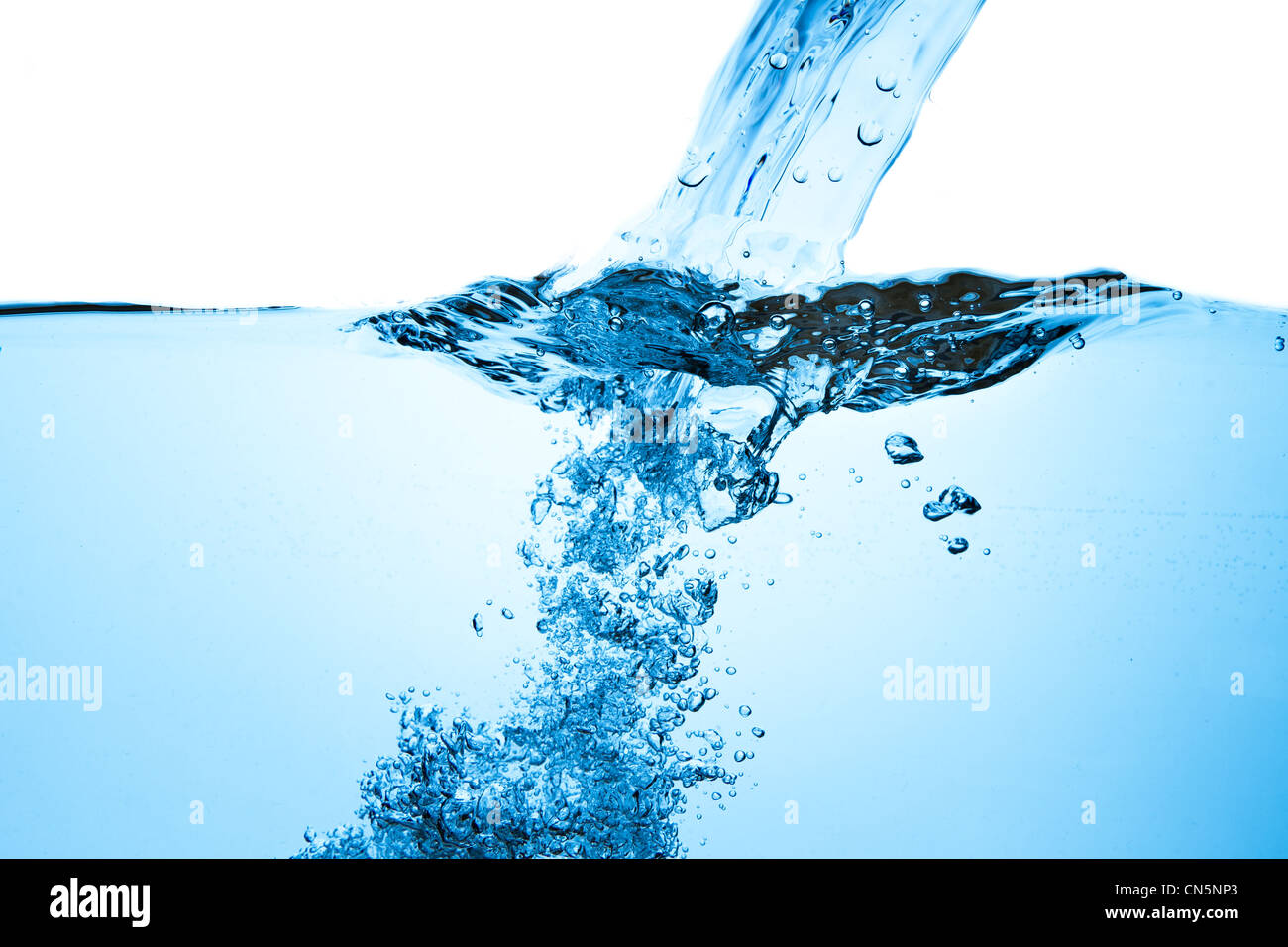 closeup of bubbles in blue water Stock Photo - Alamy