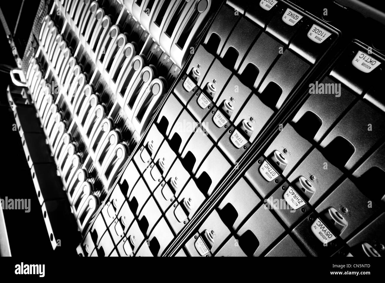 Hard disk detail Black and White Stock Photos & Images - Alamy