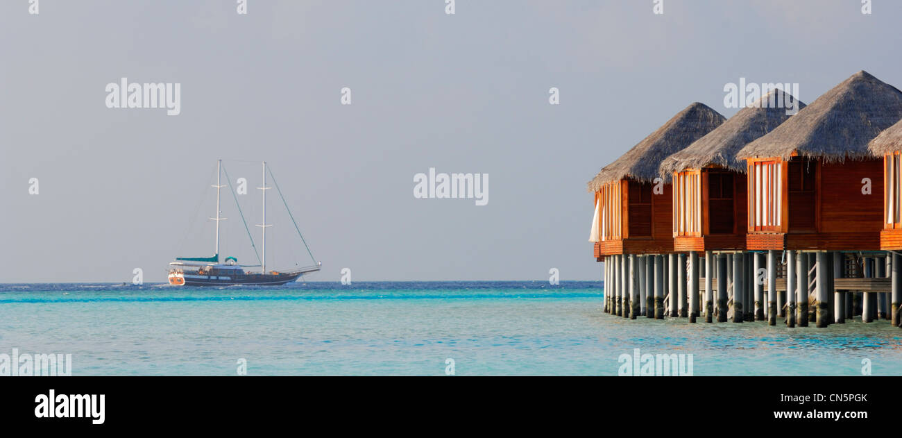Maldives, South Male Atoll, Dhigu Island, Anantara Resort and Spa Hotel ...