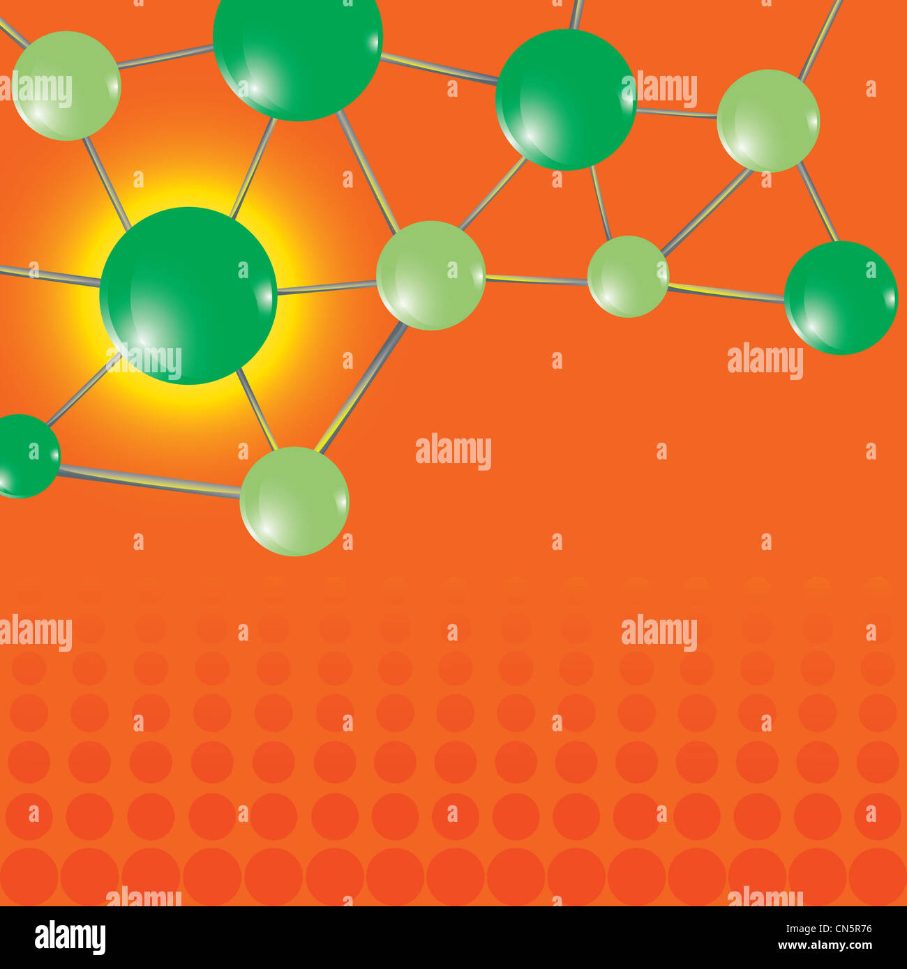 molecule technology background, vector illustration Stock Photo - Alamy