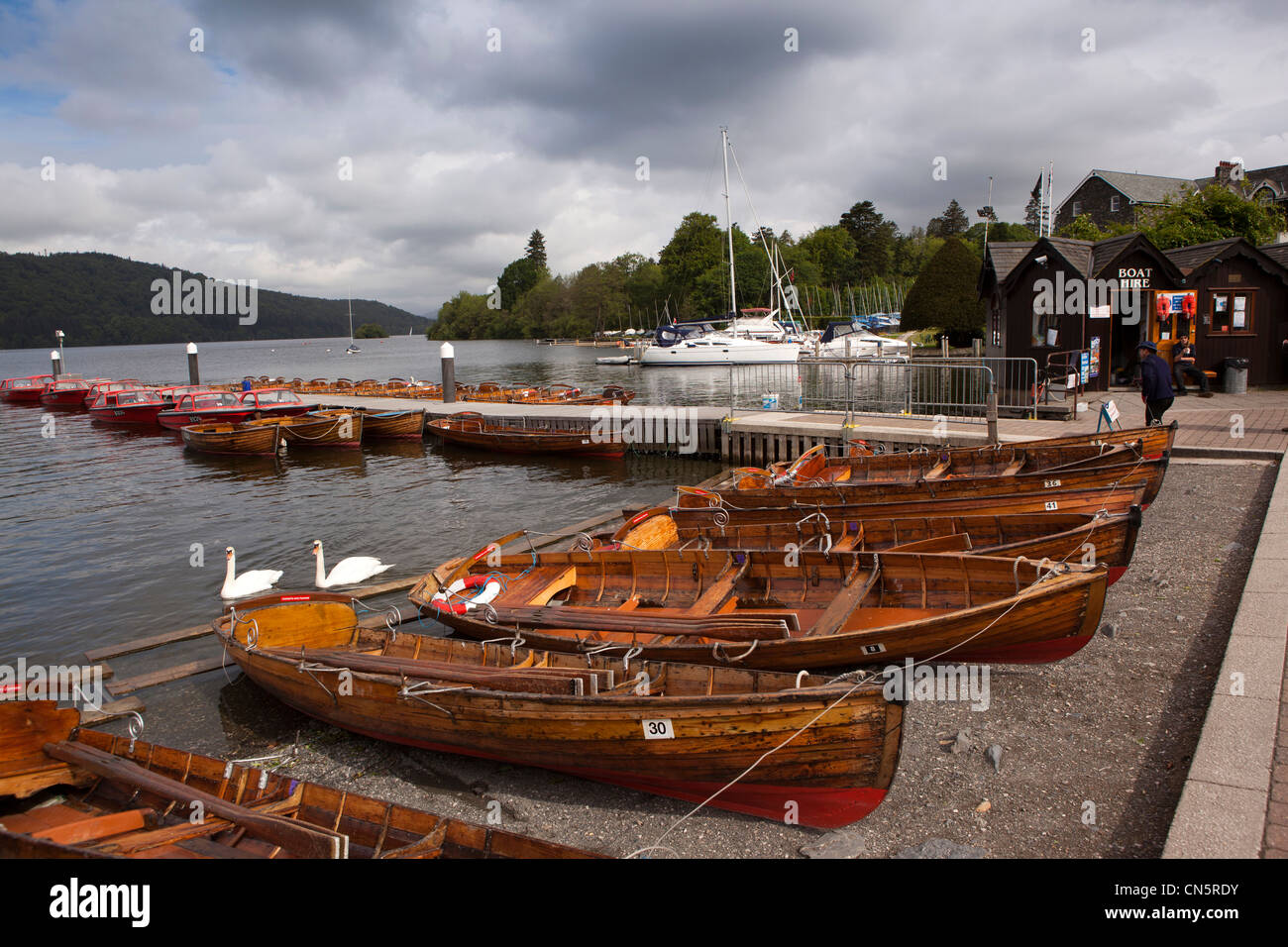 Bowness pier hi-res stock photography and images - Alamy