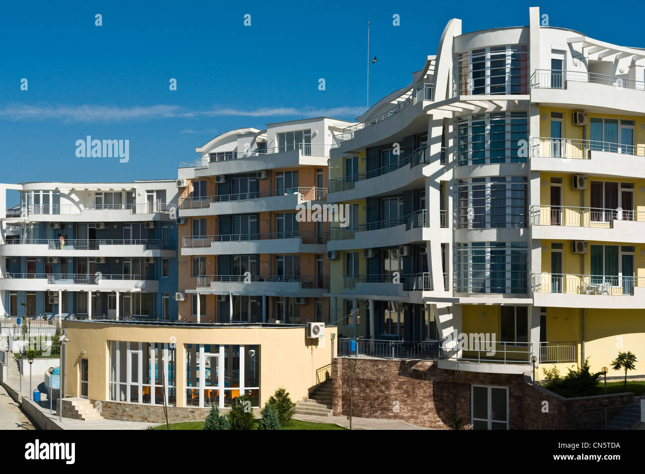 Modern apartment block, Bulgaria Stock Photo - Alamy