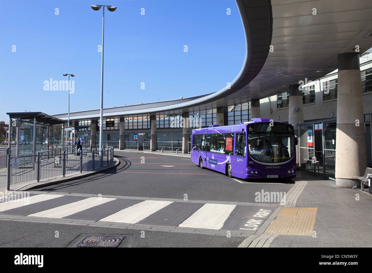 A Go North East bus in Prince Bishops livery stands within Sunderland ...
