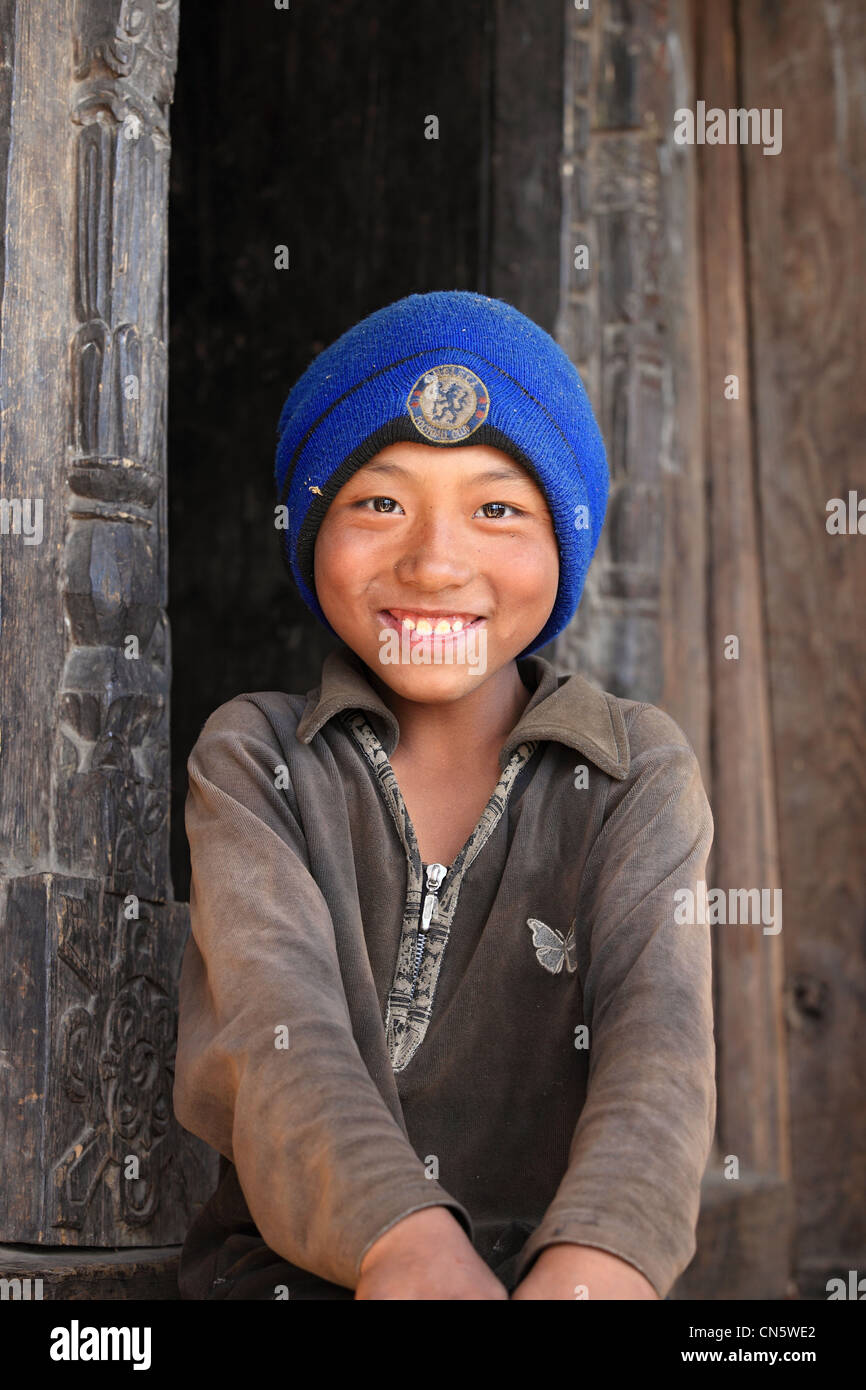 Nepali boy hi-res stock photography and images - Alamy