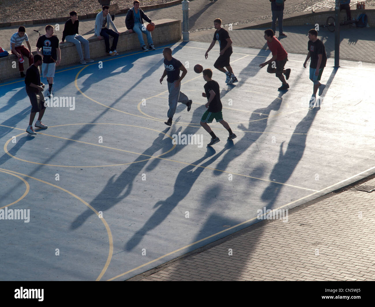 Basketball court brighton hi-res stock photography and images - Alamy