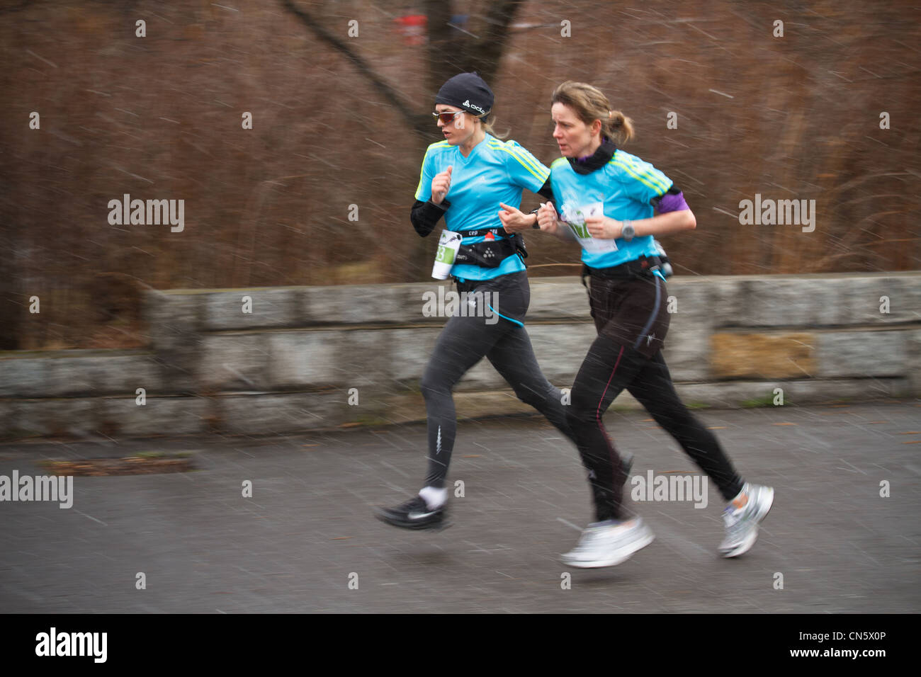 Two running girls Stock Photo - Alamy