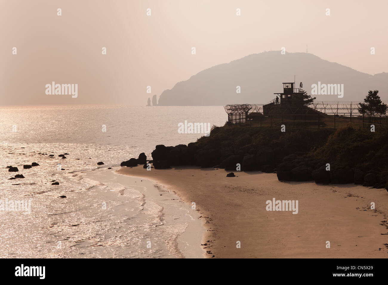 South Korea, Incheon, Ongjin County, Baengnyeong Island, South Korean ...