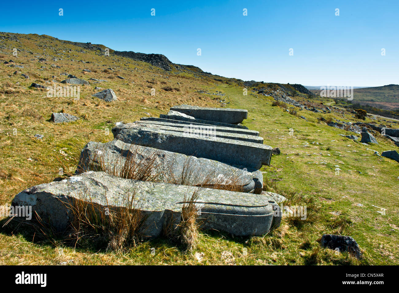 Swelltor Quarries on the Western Edge of the Dartmoor National Park ...