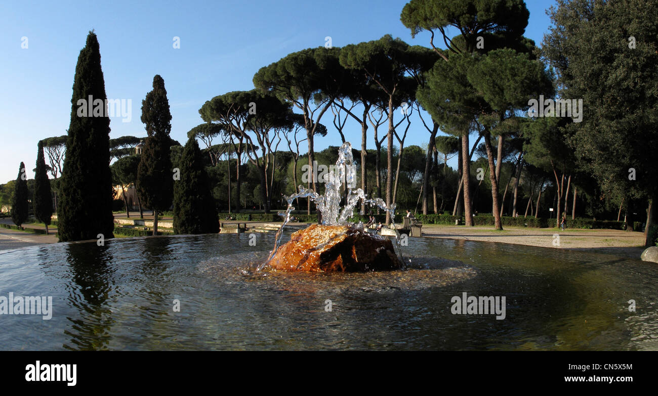 Villa borghese park rome hi-res stock photography and images - Alamy