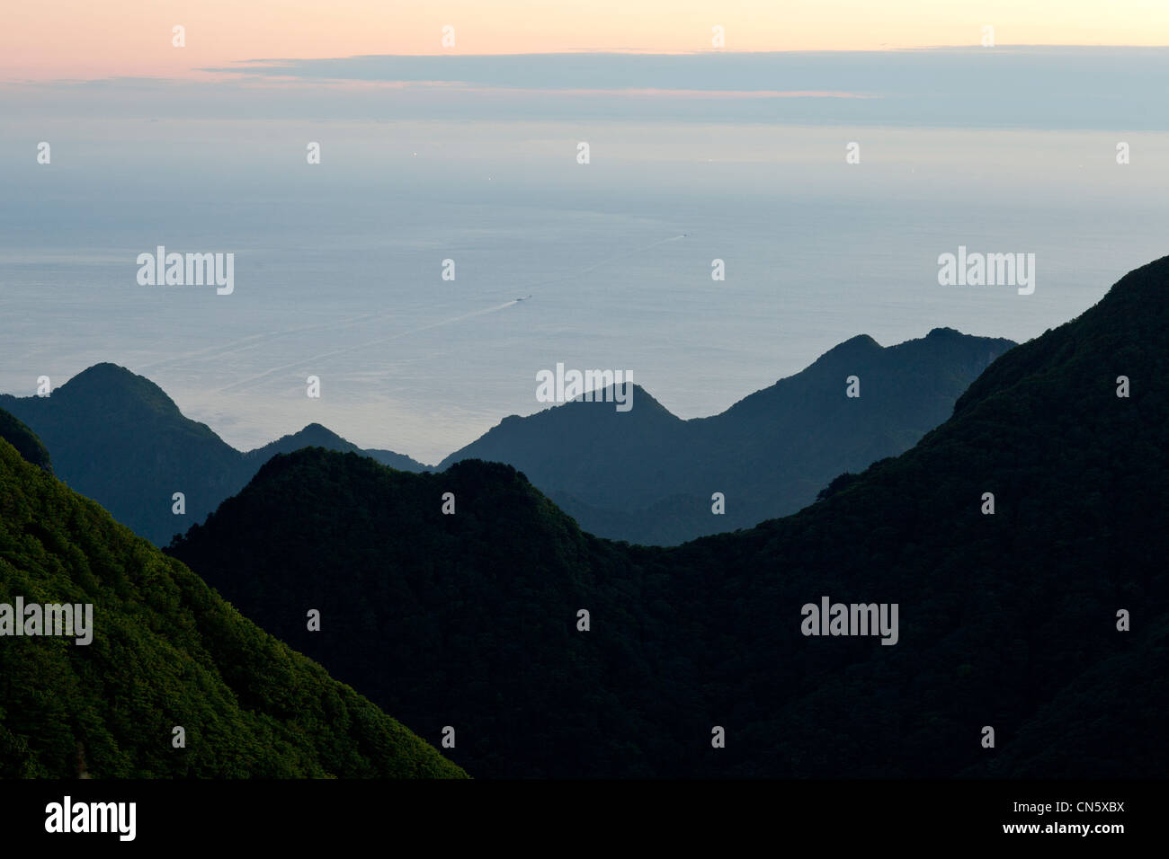 South Korea, North Gyeongsan Province, Ulleungdo Island, Seonginbong ...