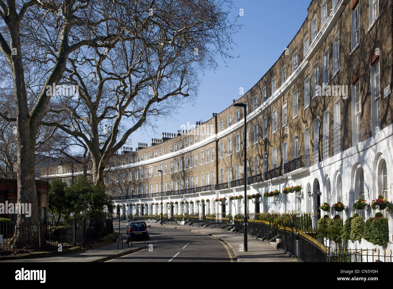 Cartwright Gardens, Bloomsbury, Camden, London, England, UK Stock Photo ...