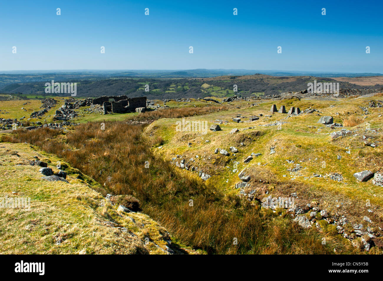 Swelltor Quarries on the Western Edge of the Dartmoor National Park ...