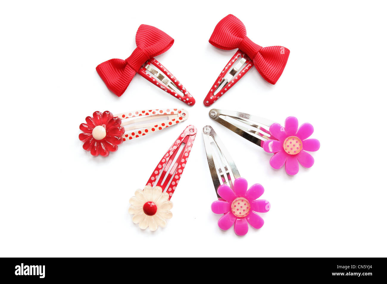 Metal hair clips hi-res stock photography and images - Alamy
