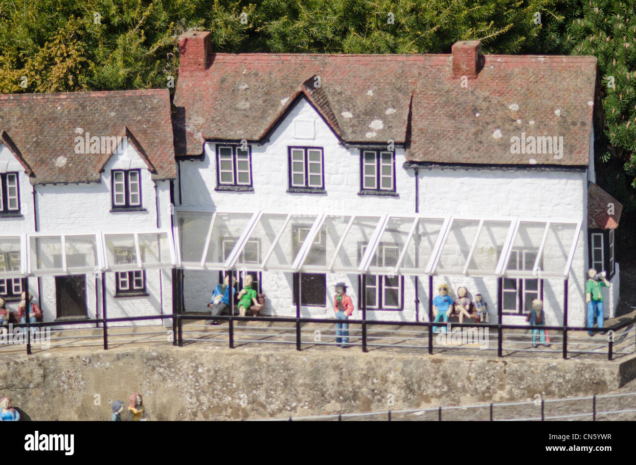 model village street Stock Photo - Alamy
