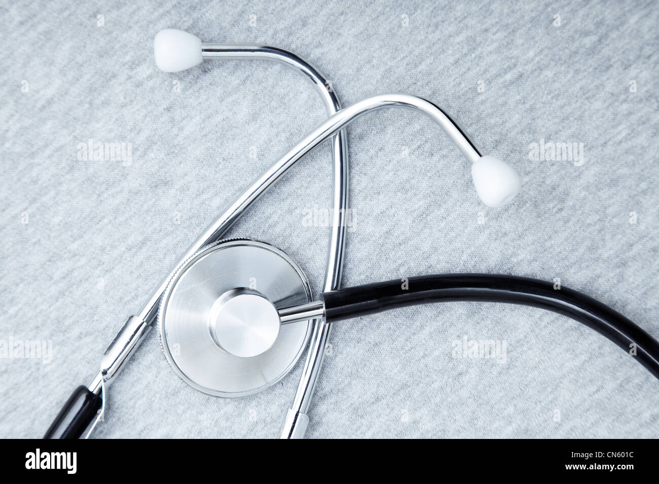 Medical stethoscope on a textured background. Close-up photo Stock ...