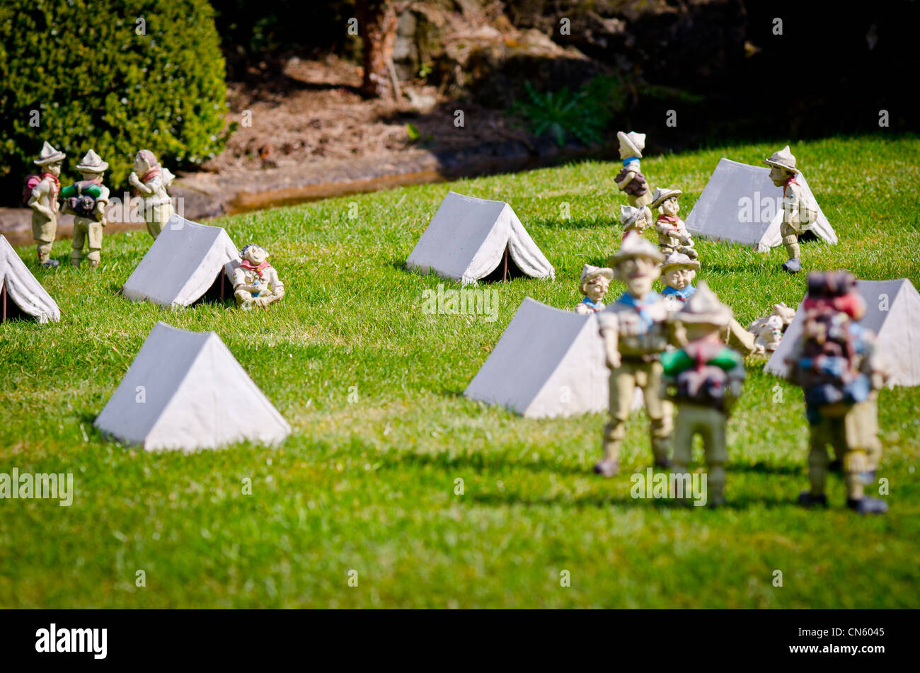 Model of camp hi-res stock photography and images - Alamy