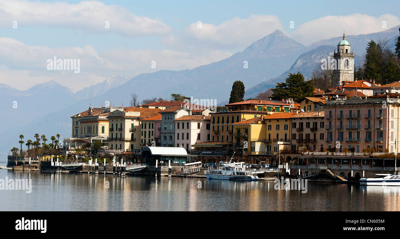 Bellagio lake front, Lake of Como Lombardy Italy Stock Photo - Alamy