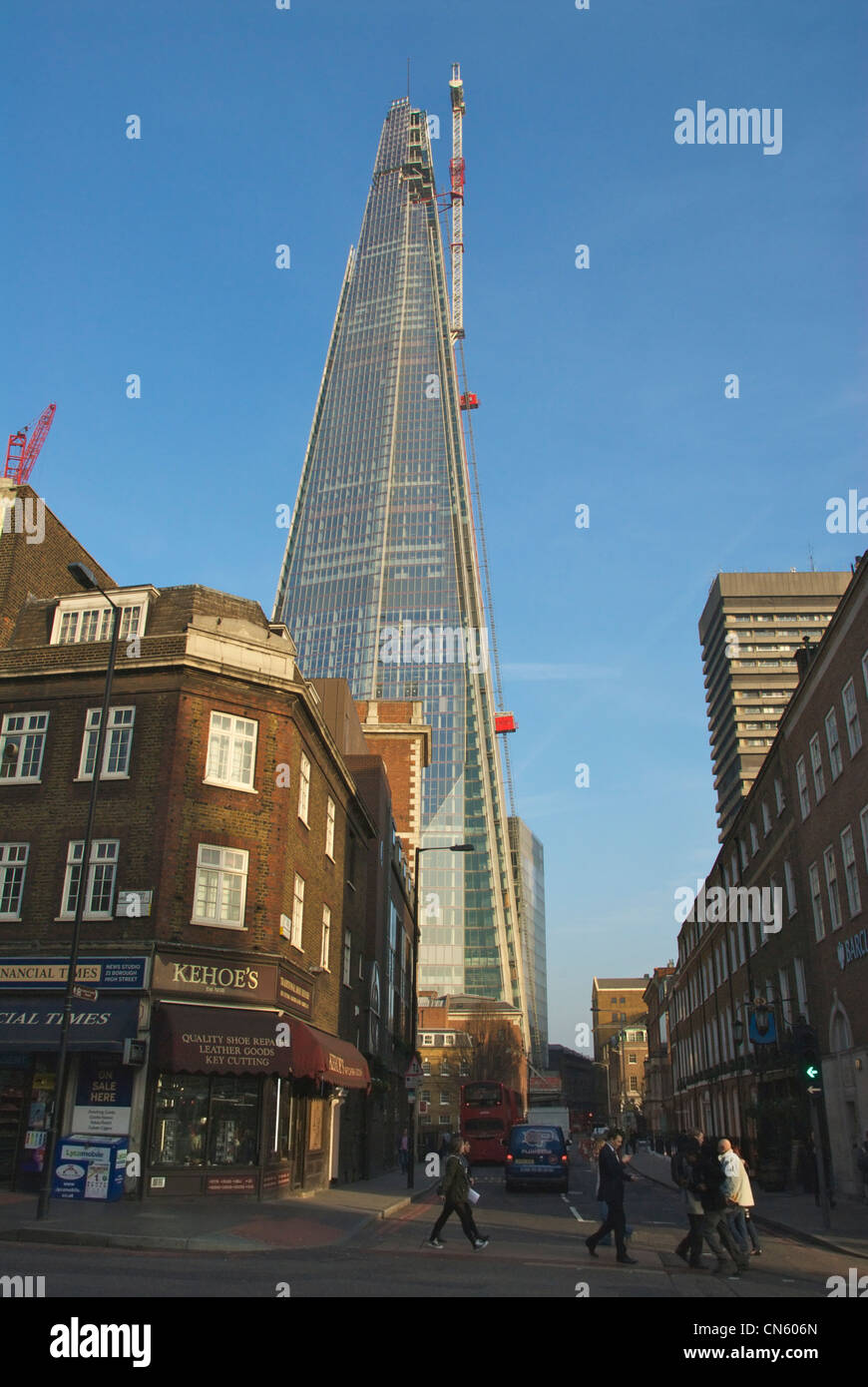 The Shard from the street Stock Photo - Alamy